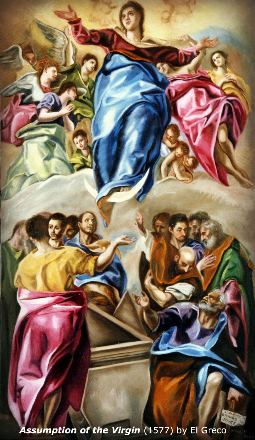 Que la Assumpta nos guie a todos al cielo. Así la han visto los grandes ...