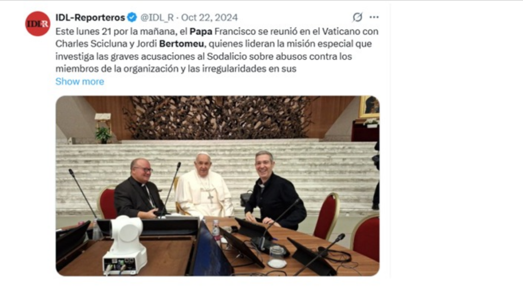 Jordi Bertomeu, el hombre que suprimió al Sodalicio de Vida Cristiana ...