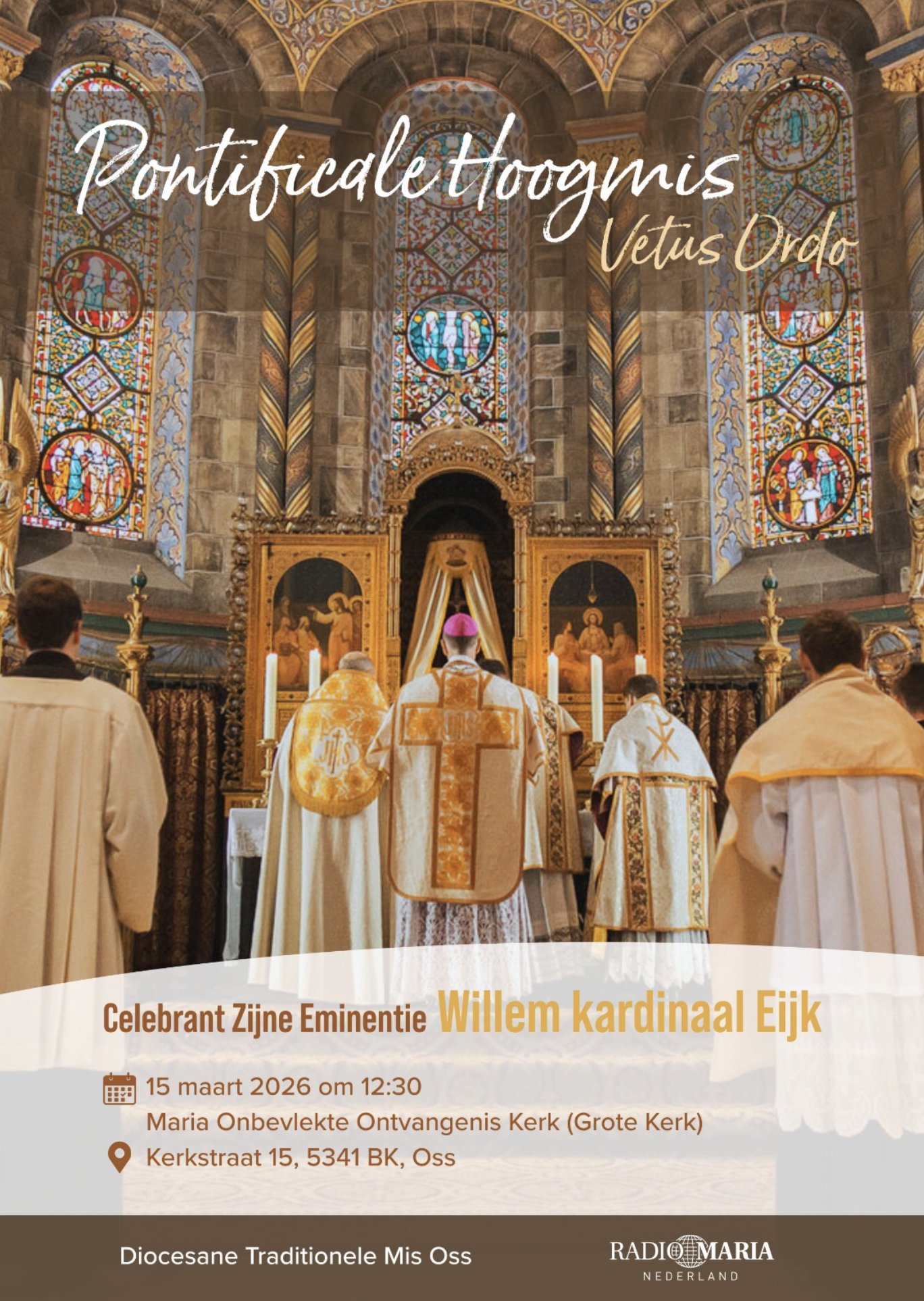 Le cardinal Eijk célébrera pour la première fois une messe ...